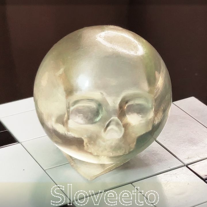 3D Printable Transparent Skull Ball with Intricate Detailing - Perfect ...