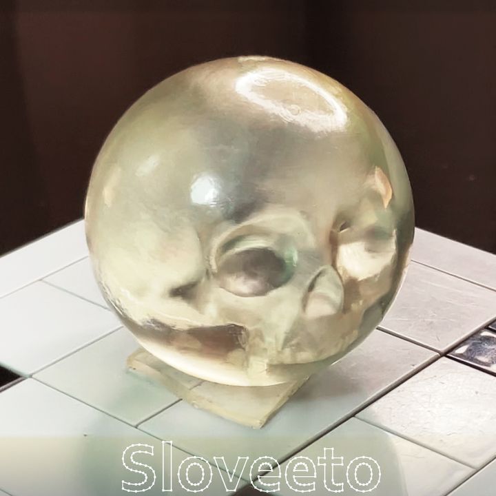 3D Printable Transparent Skull Ball with Intricate Detailing - Perfect ...