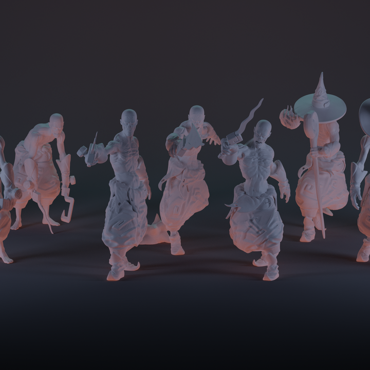 3D Printable Undead Puppet Army by Adventure Ready