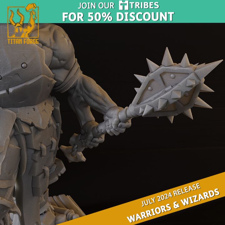 3D Printable Warriors Mutated Warriors - Warriors and Wizards - Titan ...