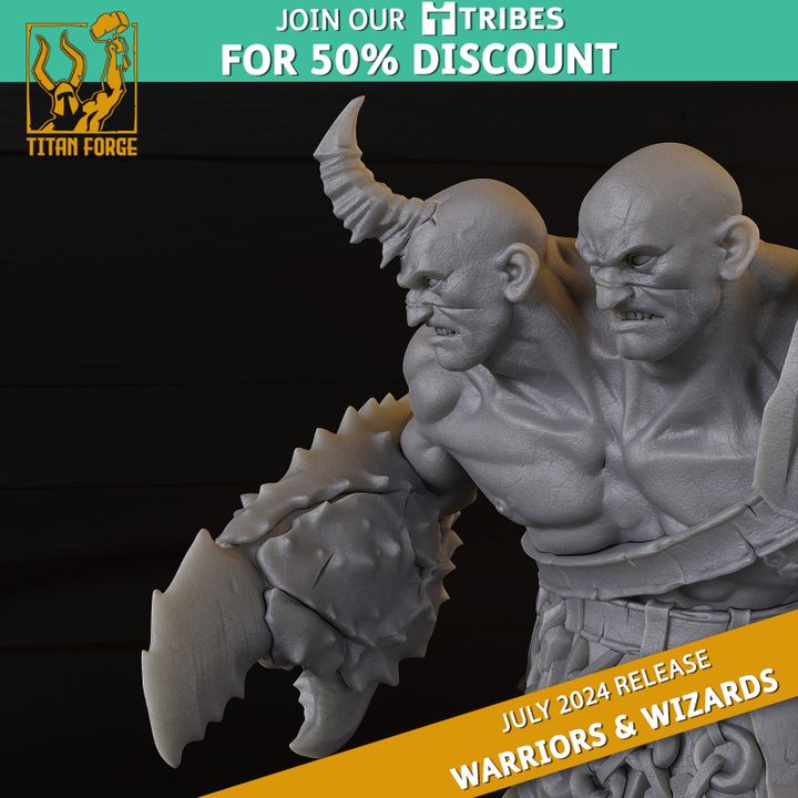 3D Printable Warriors Mutated Warriors - Warriors and Wizards - Titan ...