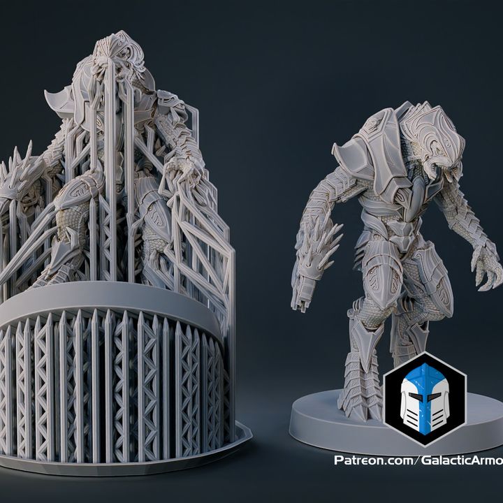 3D Printable 1:48 Scale Halo Arbiter Miniatures - 3D Print Files by ...