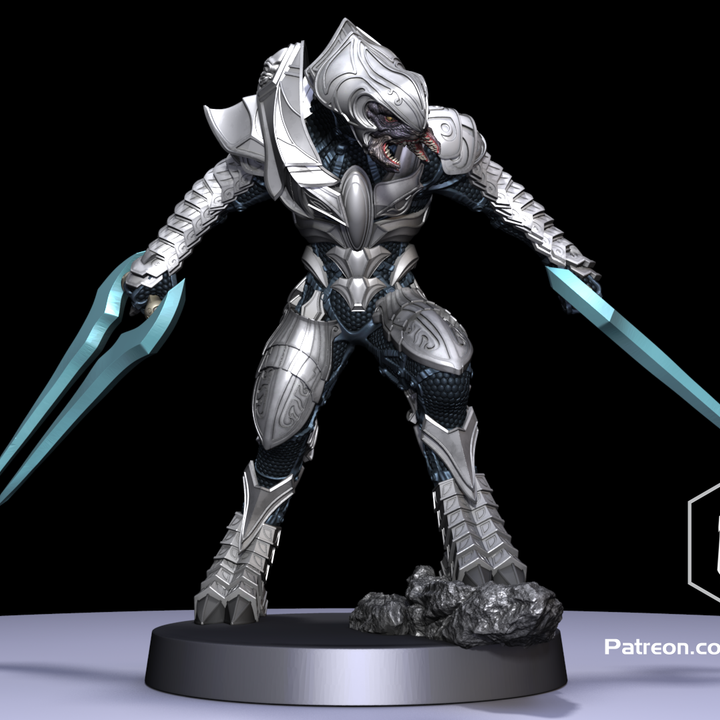 3D Printable 1:48 Scale Halo Arbiter Miniatures - 3D Print Files by ...