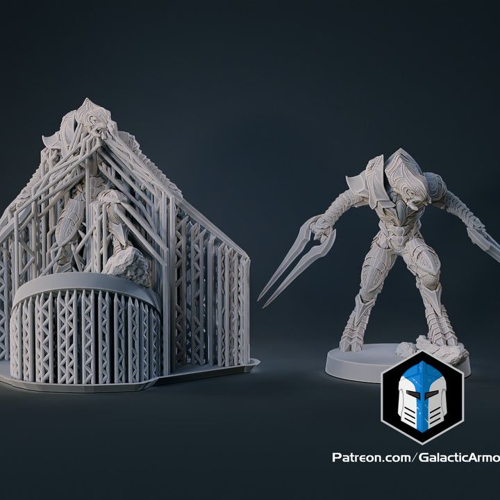3D Printable 1:48 Scale Halo Arbiter Miniatures - 3D Print Files by ...