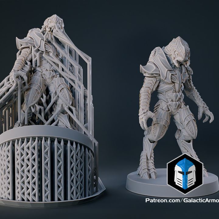 3D Printable 1:48 Scale Halo Arbiter Miniatures - 3D Print Files by ...
