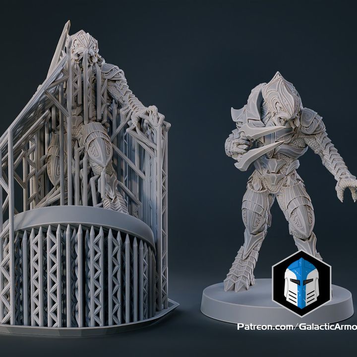3D Printable 1:48 Scale Halo Arbiter Miniatures - 3D Print Files by ...
