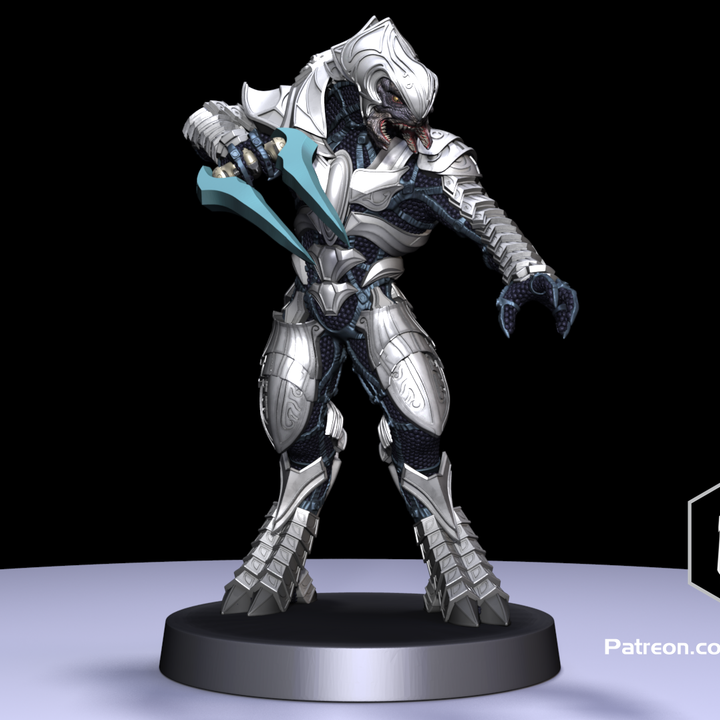 3D Printable 1:48 Scale Halo Arbiter Miniatures - 3D Print Files by ...
