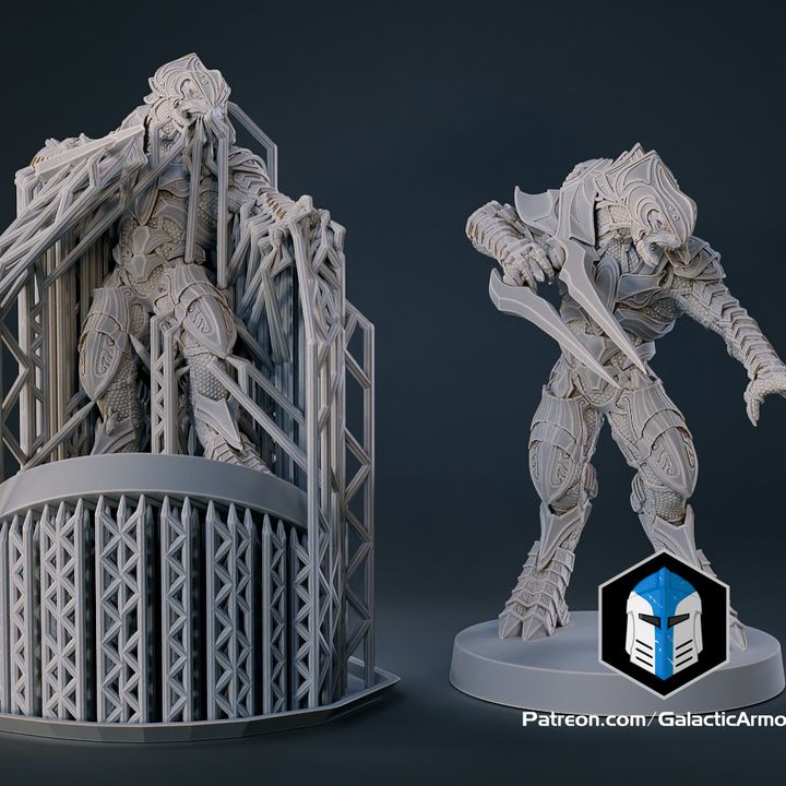 3D Printable 1:48 Scale Halo Arbiter Miniatures - 3D Print Files by ...