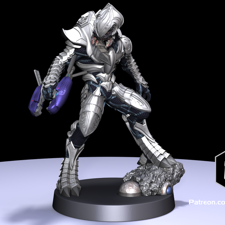 3D Printable 1:48 Scale Halo Arbiter Miniatures - 3D Print Files by ...
