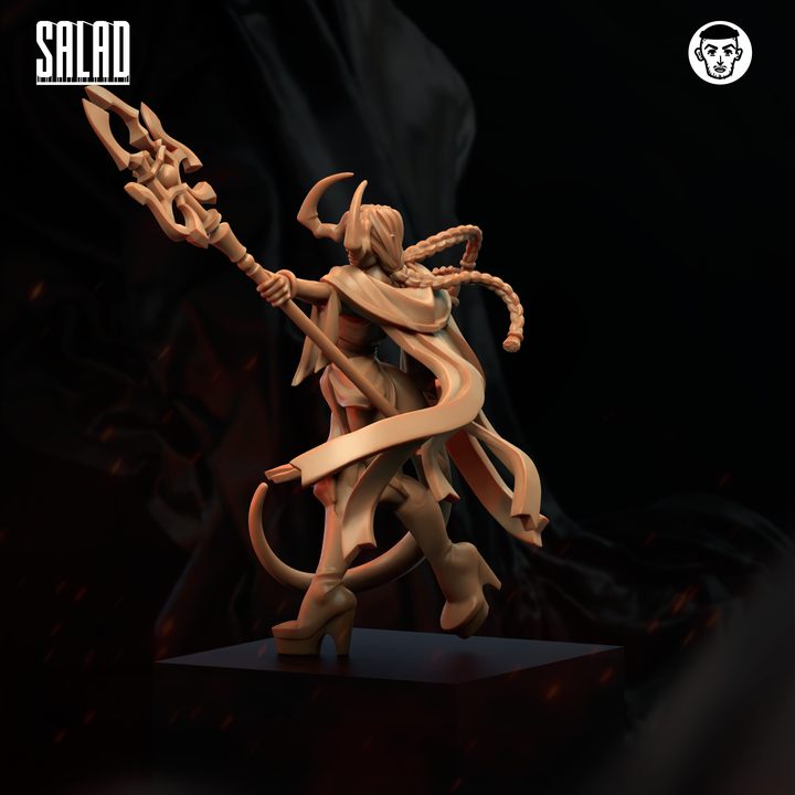 3D Printable Hellborn priest by Salad Sculptors