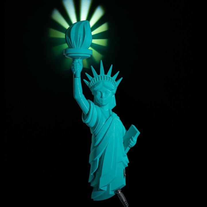 3D Printable Statue of Liberty Torch by Stlflix