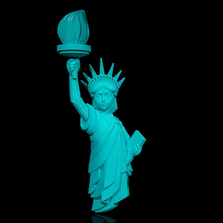 3D Printable Statue of Liberty Torch by Stlflix