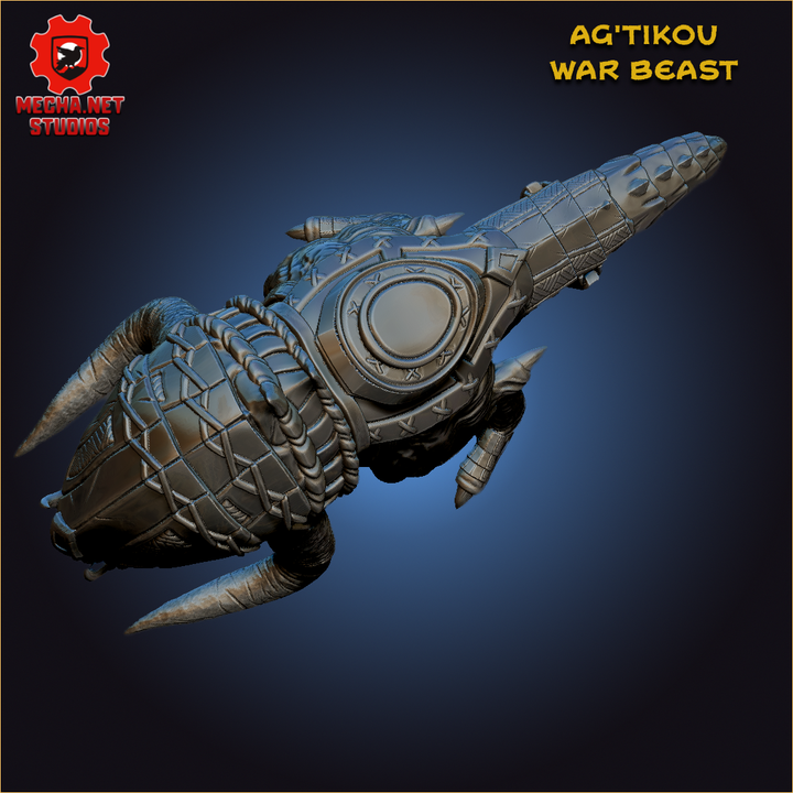 3D Printable ag'Tikou - Ash Beast by MechaNet Studios
