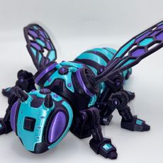 3D Printable Flexi Factory Cyber Bee by Flexi Factory
