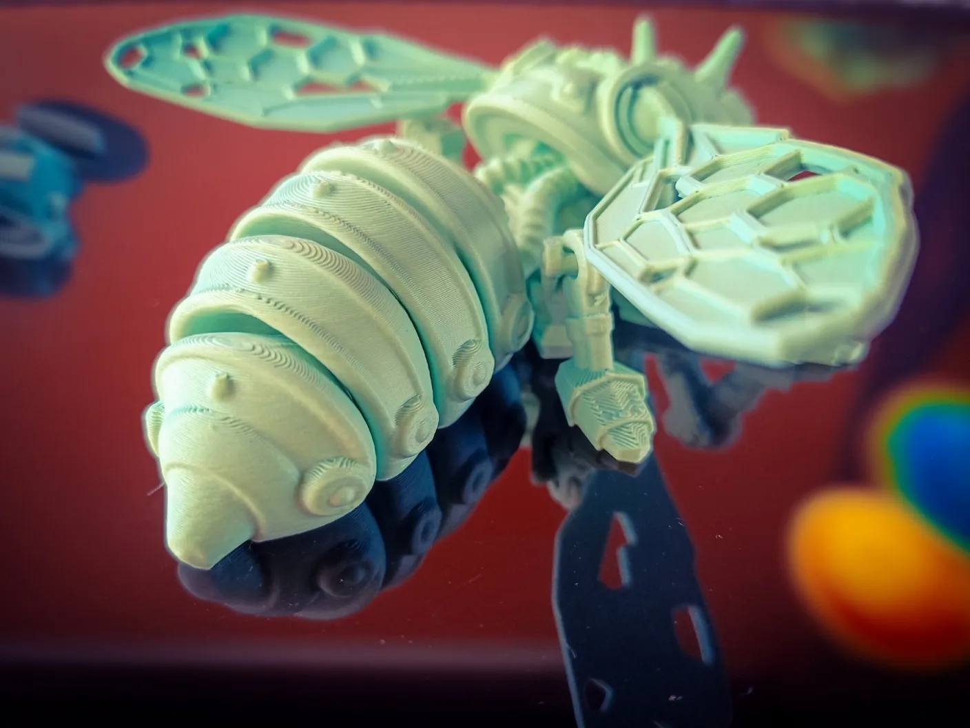 3D Printable Flexi Factory Cyber Bee by Flexi Factory