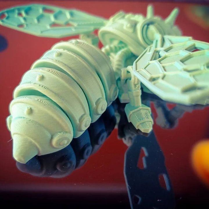 3D Print of Flexi Factory Cyber Bee by Kreativni3Dtisk