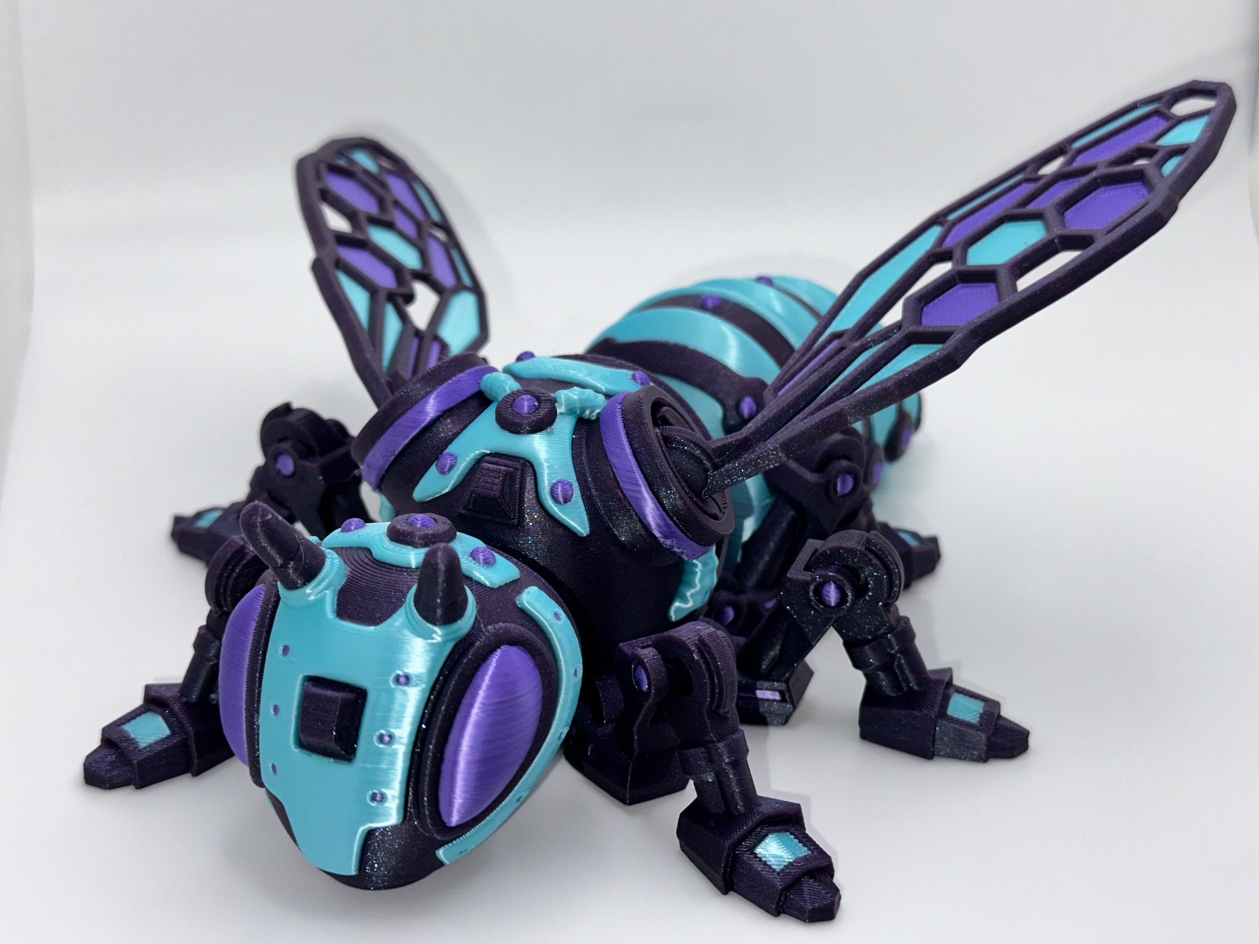3D Printable Flexi Factory Cyber Bee by Flexi Factory