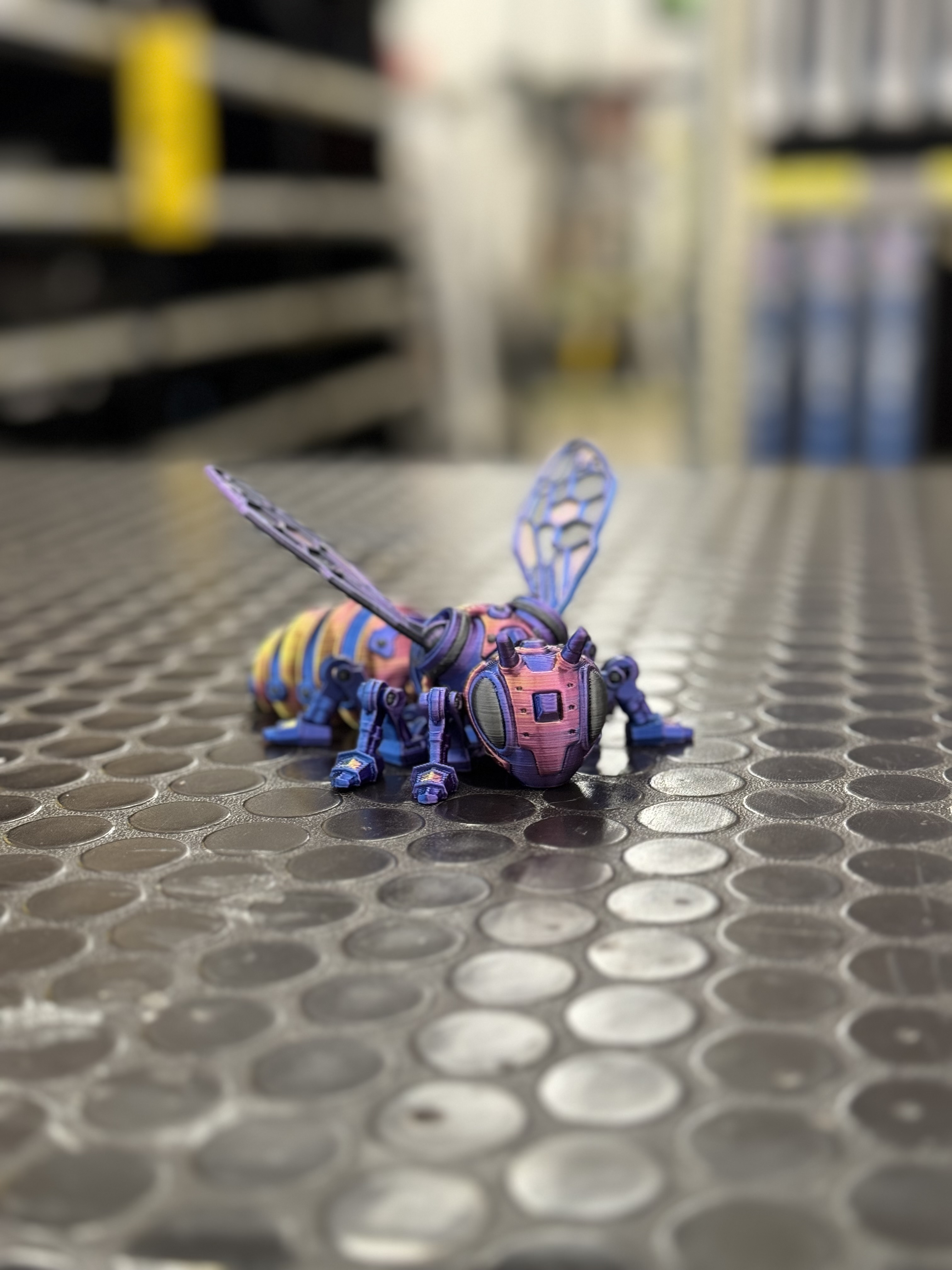 3D Printable Flexi Factory Cyber Bee by Flexi Factory