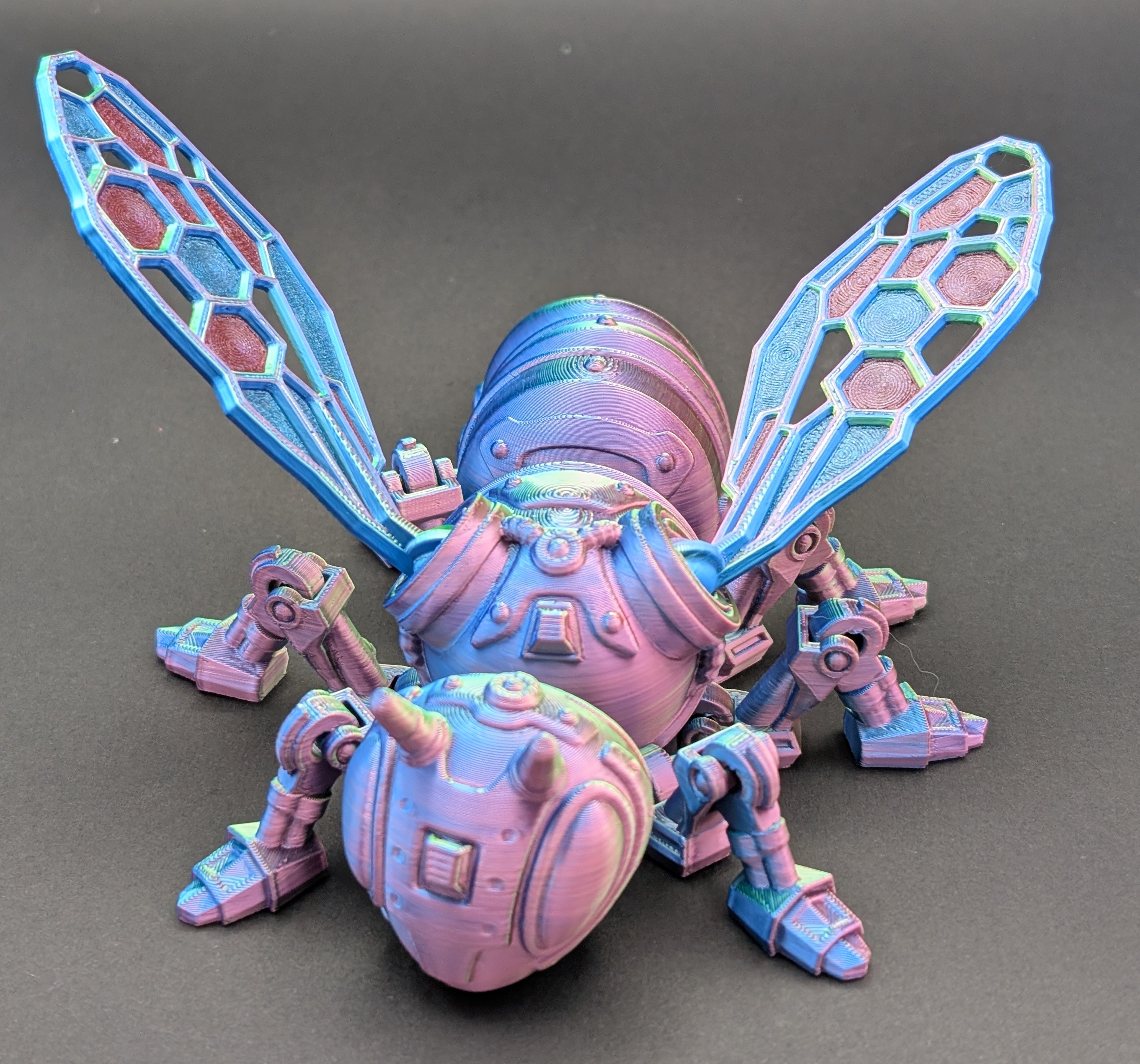 3D Printable Flexi Factory Cyber Bee by Flexi Factory