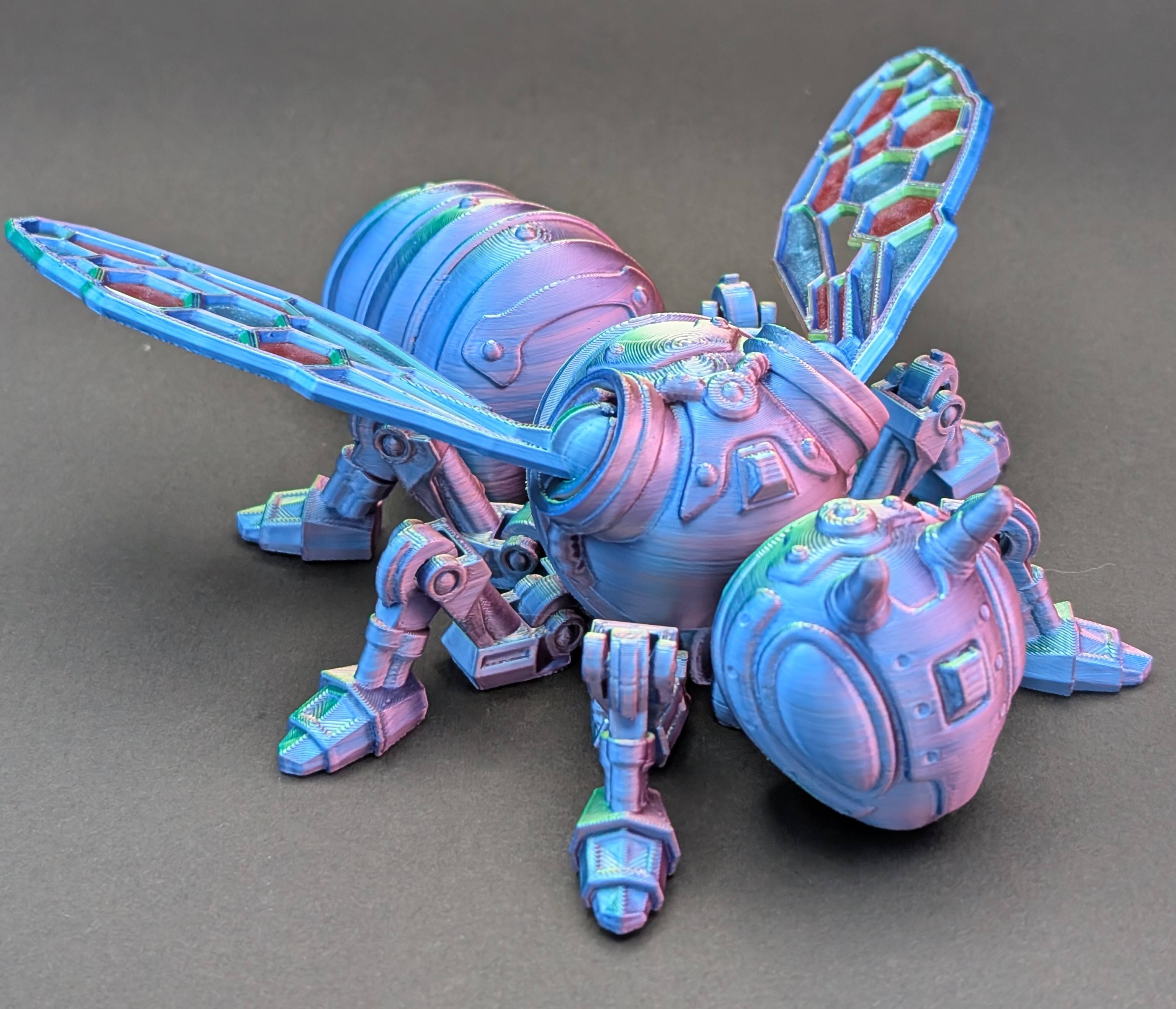 3D Printable Flexi Factory Cyber Bee by Flexi Factory