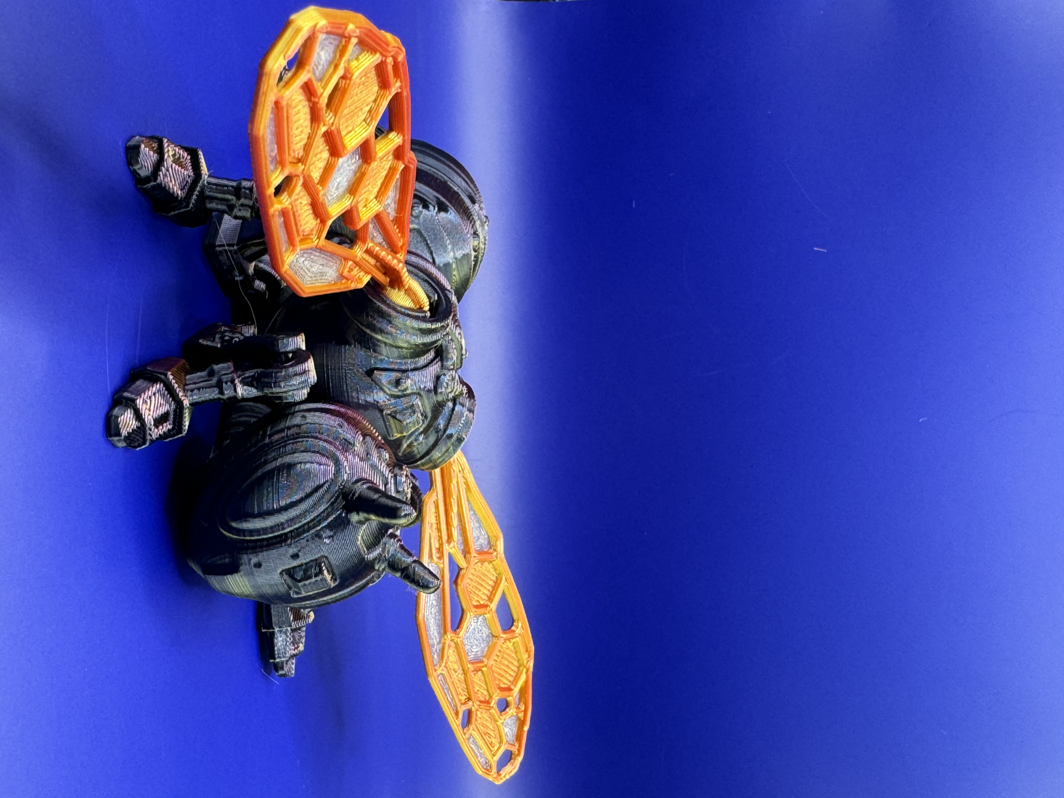 3D Printable Flexi Factory Cyber Bee by Flexi Factory