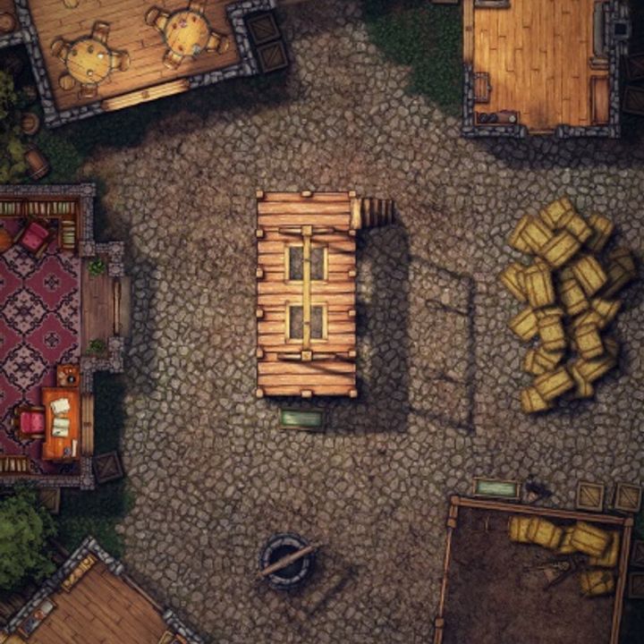 3D Printable The Gallows Map by Rhasmus Battlemaps