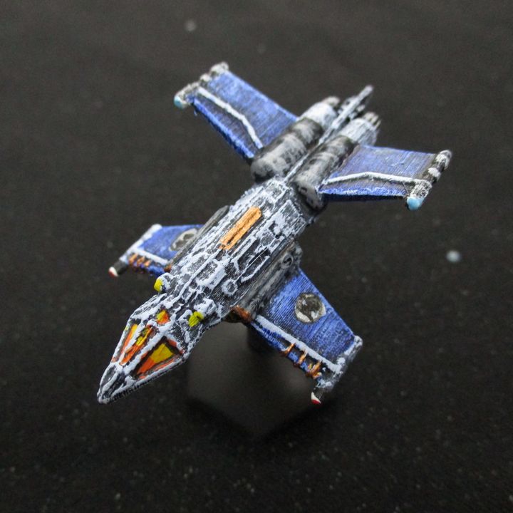 3D Printable SW300-GTSR001 Pteradactylus Fighter by Aotrs Shipyards