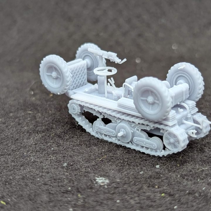 3D Printable ADMK Mulus Tankette (Austria, 1938, Interwar) by Wargame3d