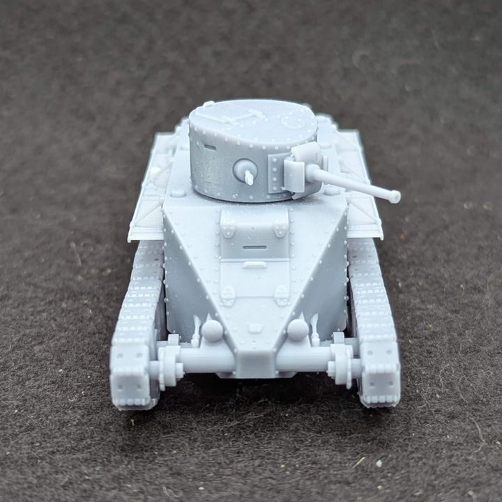 3D Printable Light Tank BT-2 (USSR, 1932, Interwar) by Wargame3d