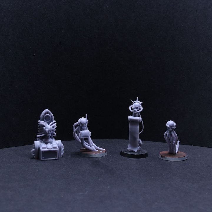 3D Printable Grimdark Skulls for Basing, Terrain - Basing Bits by Voy ...