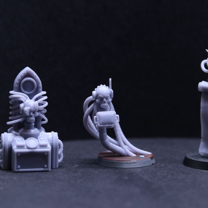 3D Printable Grimdark Skulls for Basing, Terrain - Basing Bits by Voy ...