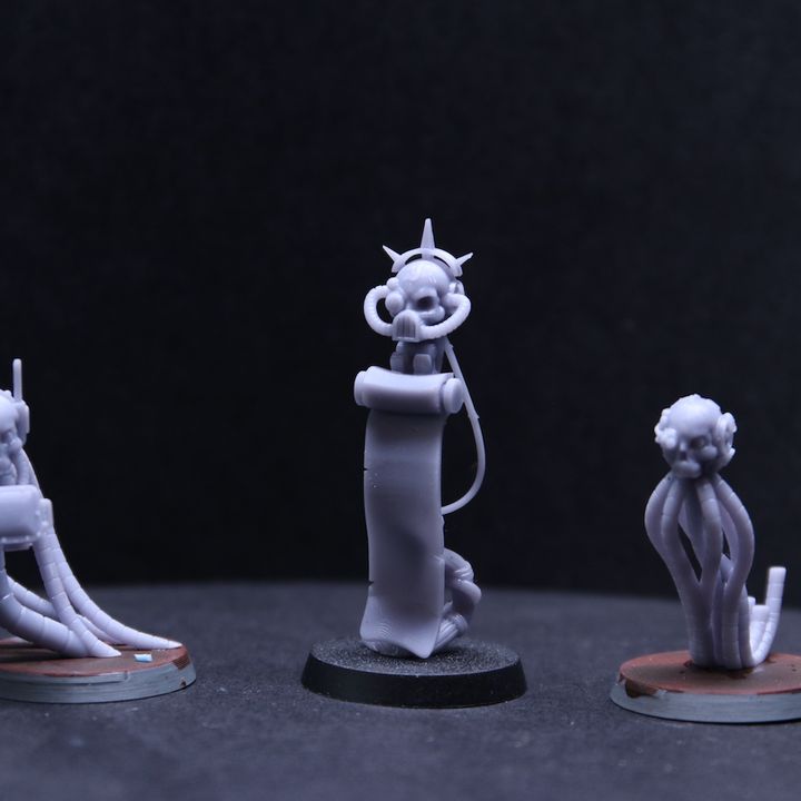 3D Printable Grimdark Skulls for Basing, Terrain - Basing Bits by Voy ...