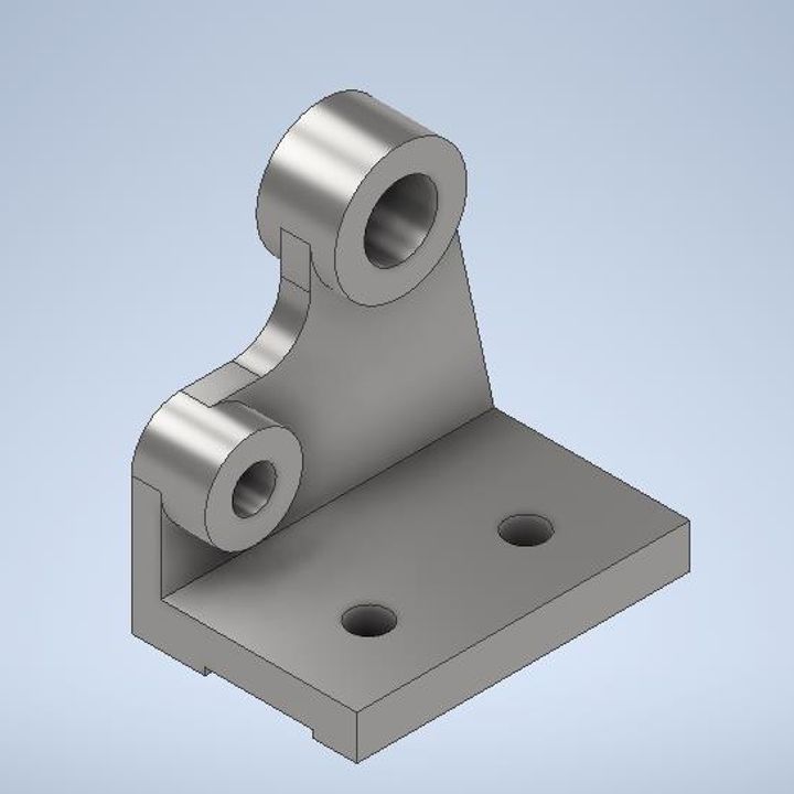 3D Printable END BRACKET by JOBIN JOY