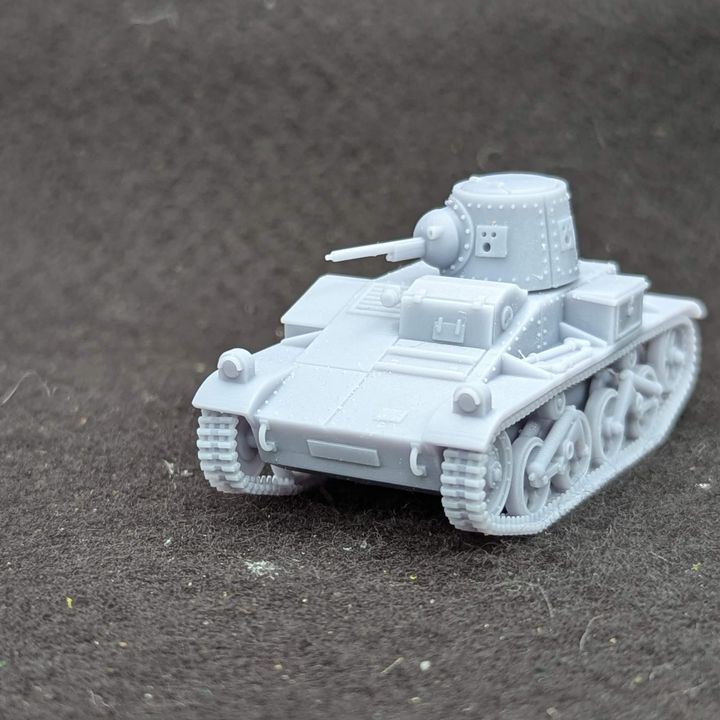 3D Printable Vickers Light Tank T-15 (UK+Belgium, 1935, Interwar+WW2 ...