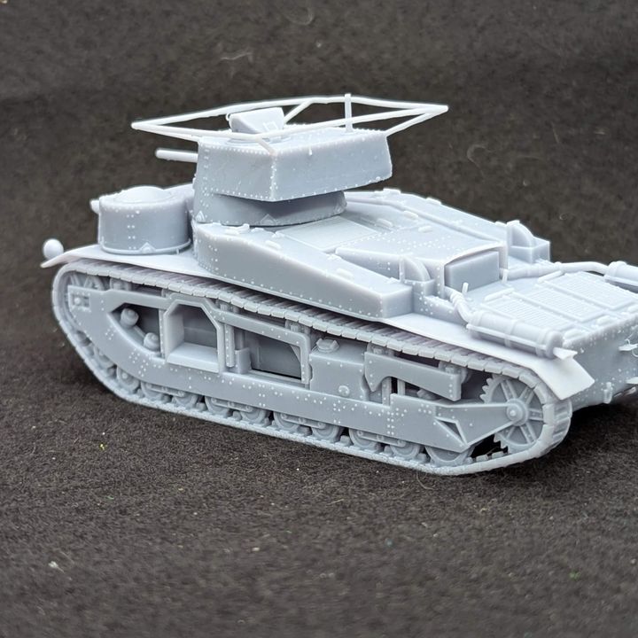 3D Printable Vickers Medium Tank Mk.III (UK, 1933, Interwar) by Wargame3d