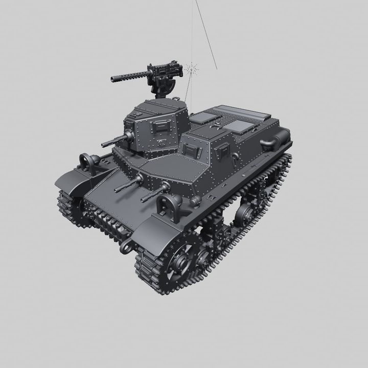 3D Printable M1931 Combat Car - Marmon Herrington CTLS-4TA (US, 1939 ...