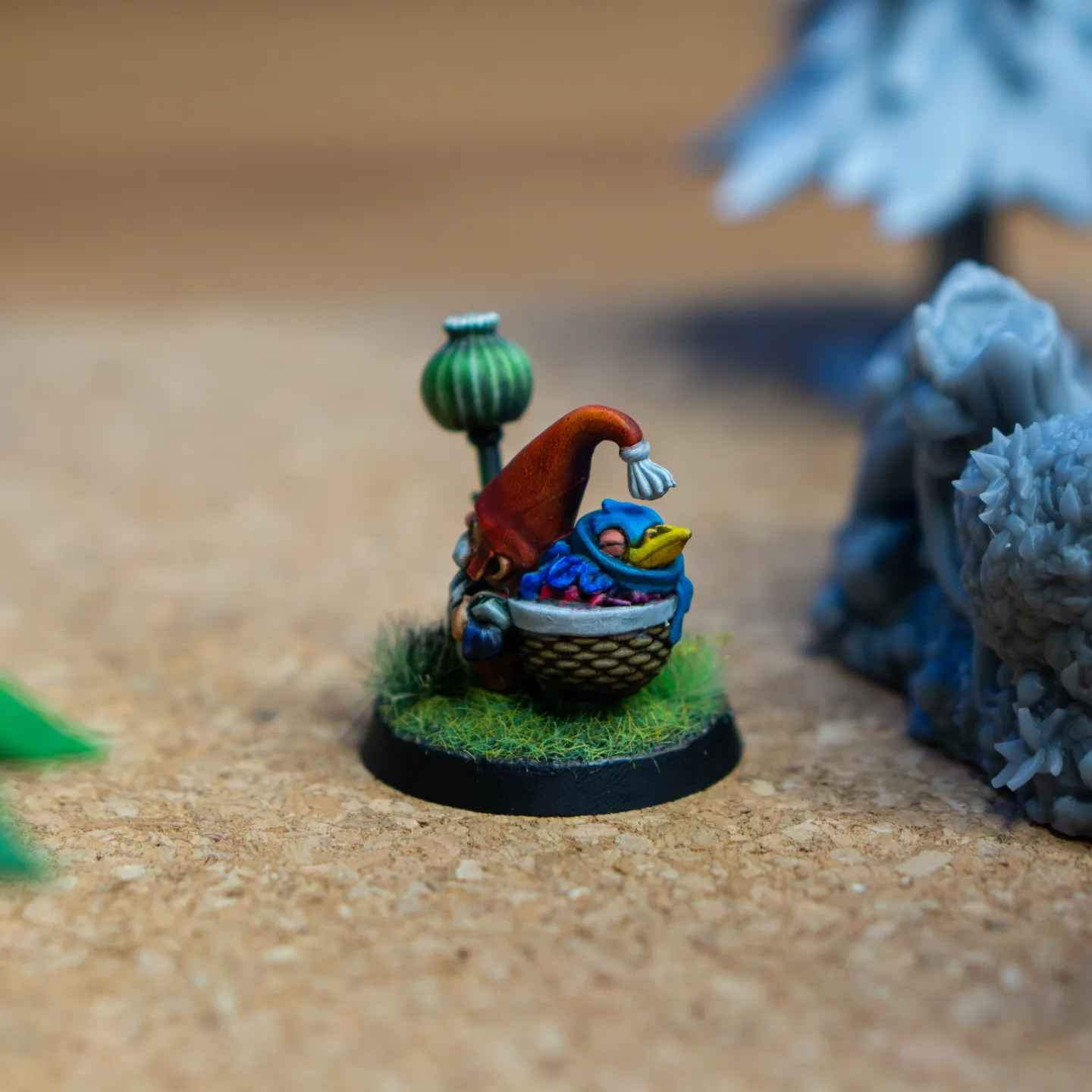 3D Printable Nomadic Gnome carrying Baby Bird - Gnome Ranger by Tine ...