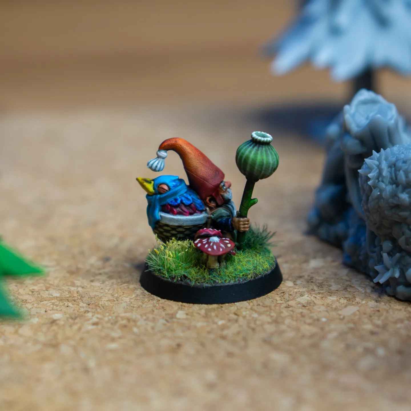 3D Printable Nomadic Gnome carrying Baby Bird - Gnome Ranger by Tine ...