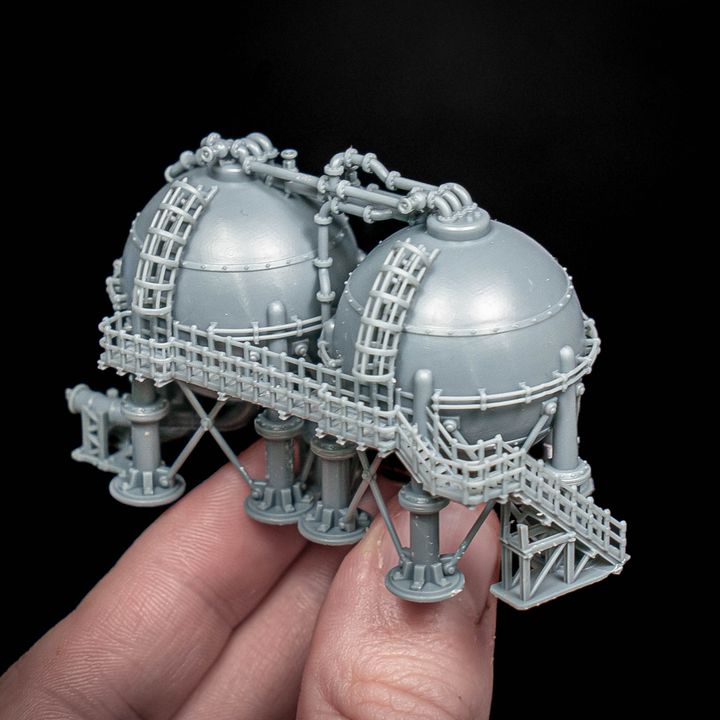 3D Printable Industrial Gas Tanks by The Lazy Forger