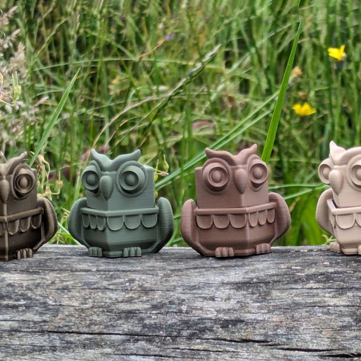 3D Printable Tiny Owl Tapper! by Pim jacobs