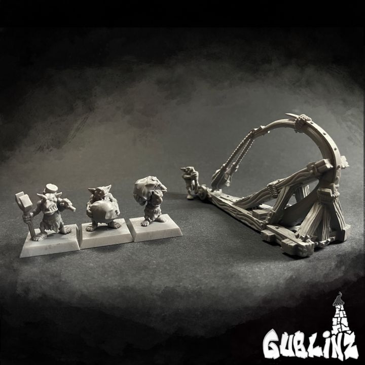 3D Printable Goblin Catapult by Gublinz