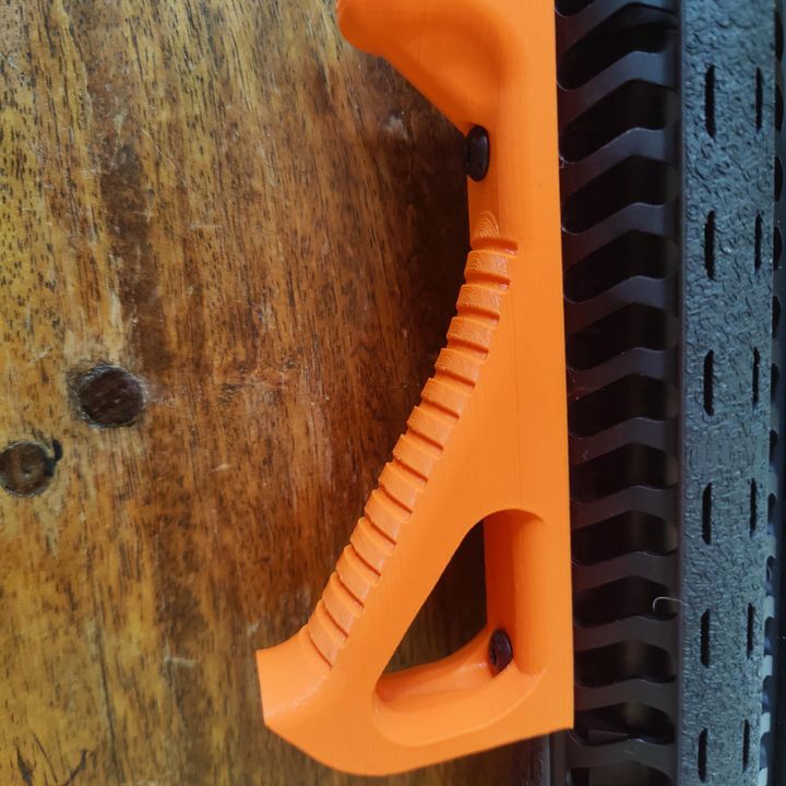 3D Printable MLOCK Angled Fore Grip AFG by Mecher