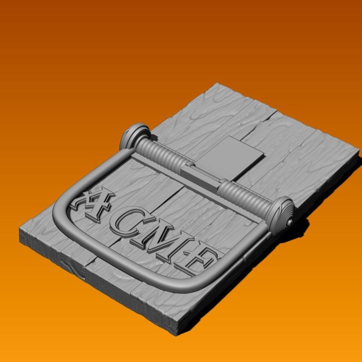 3D Printable Giant Mouse Traps by Mr. Bugg