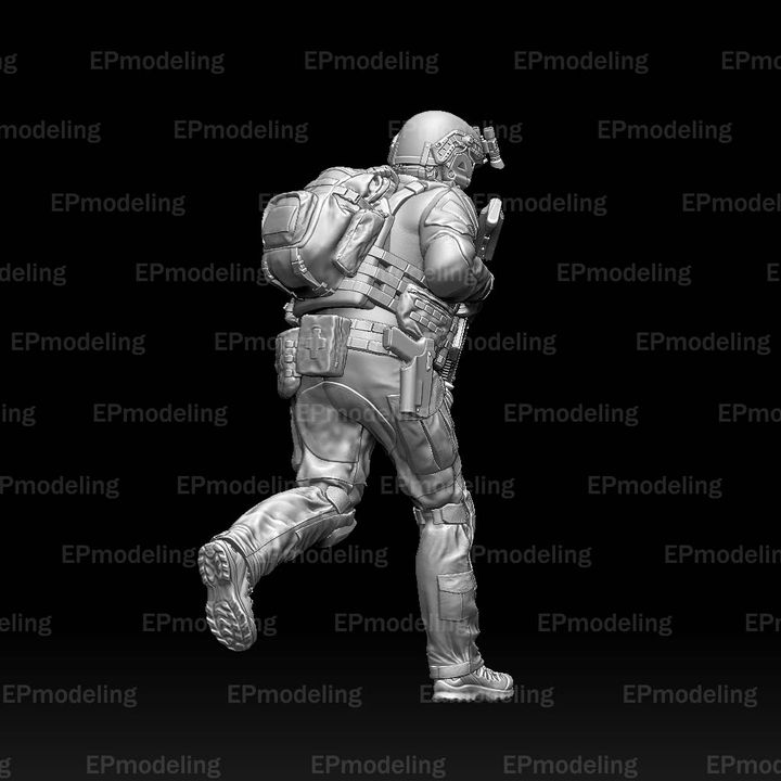 3D Printable US RANGER SOLDIER by Dmitry Tishchenkov