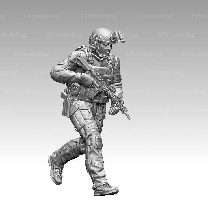 3D Printable US RANGER SOLDIER by Dmitry Tishchenkov