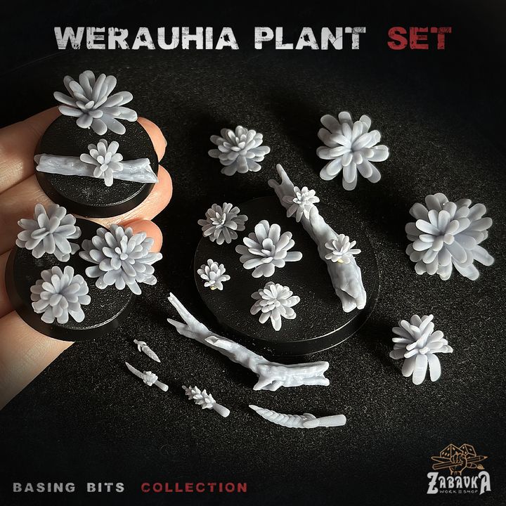 3D Printable Werauhia Plant - Basing Bits (Plants) by Zabavka Workshop
