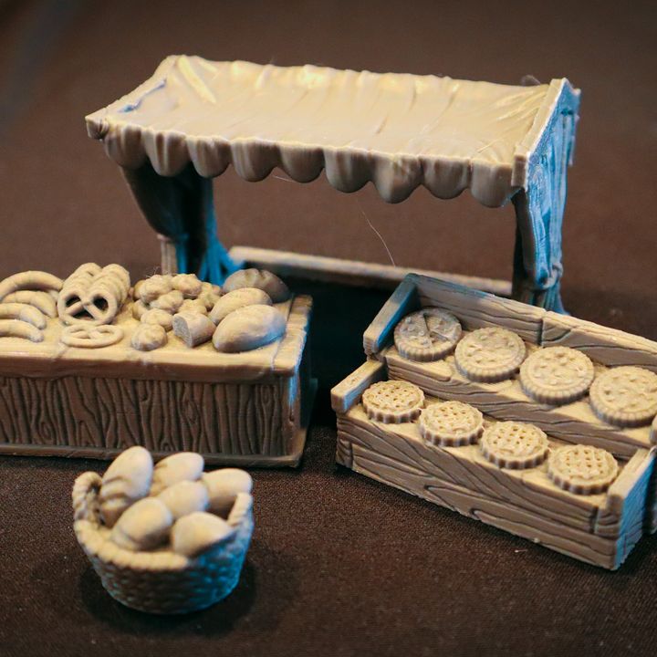 3D Printable Market Items by Black Scrolls Games
