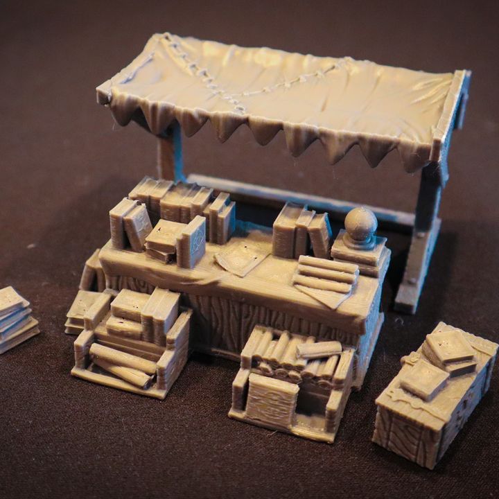 3D Printable Market Items by Black Scrolls Games