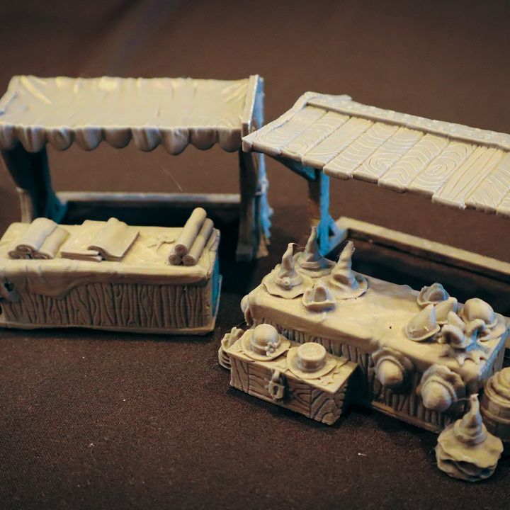 3D Printable Market Items by Black Scrolls Games