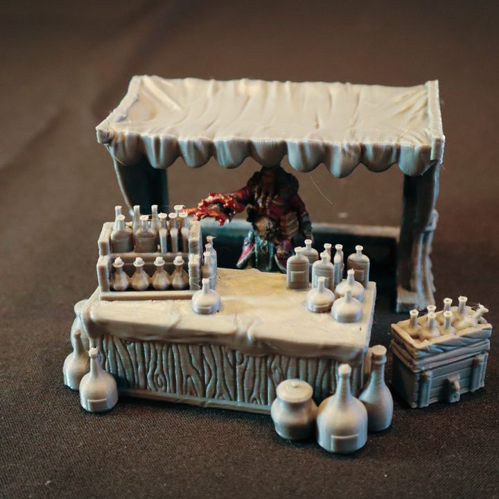 3D Printable Market Items by Black Scrolls Games